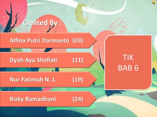 PPT TIK kelas IX BAB VI | PPT