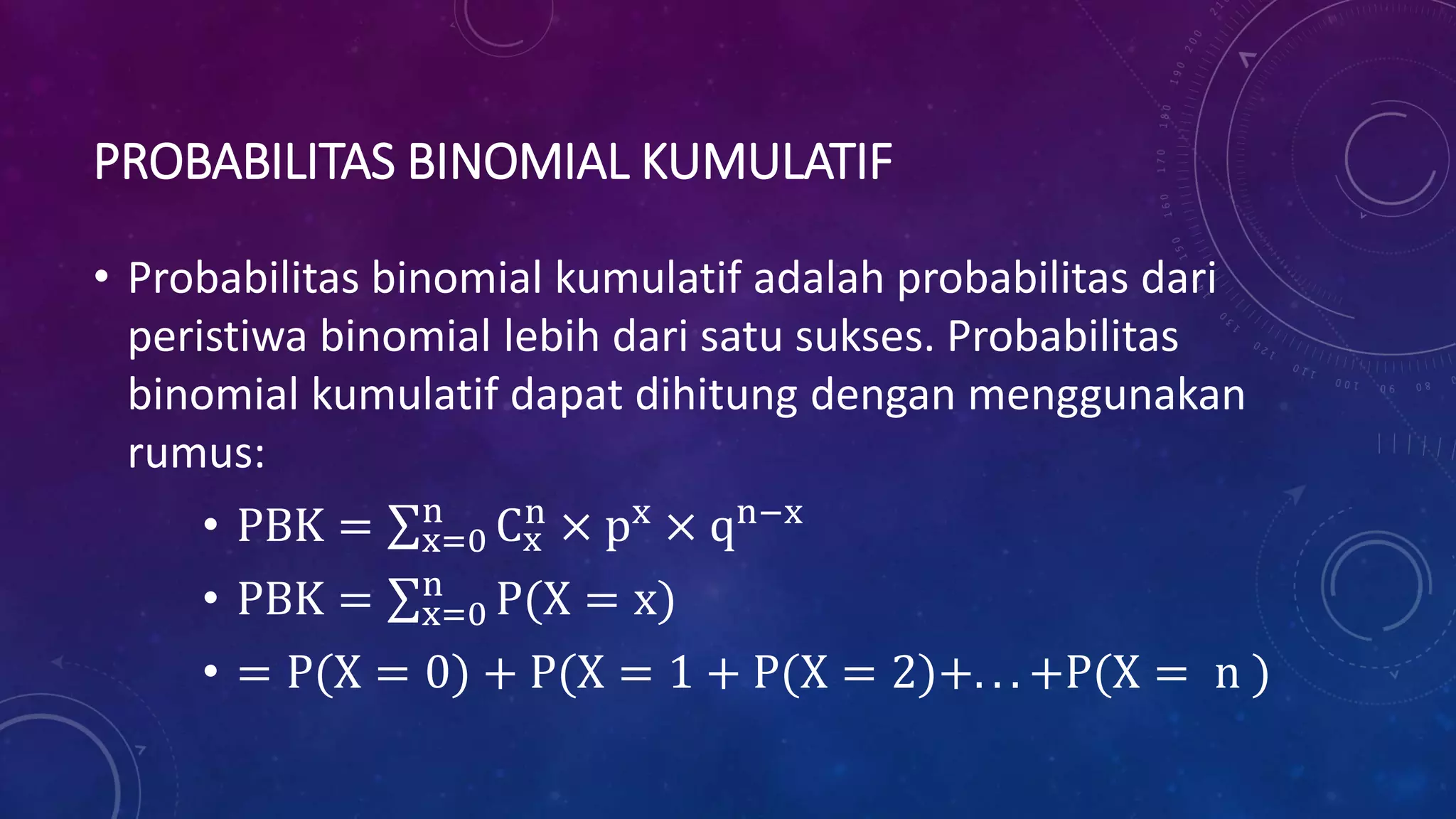 Distribusi Binomial dan Poison | PPTX