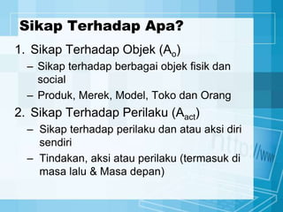 Bab 6. sikap dan tujuan | PPTX