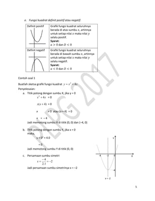 Bab 6. persamaan kuadrat (1) | PDF