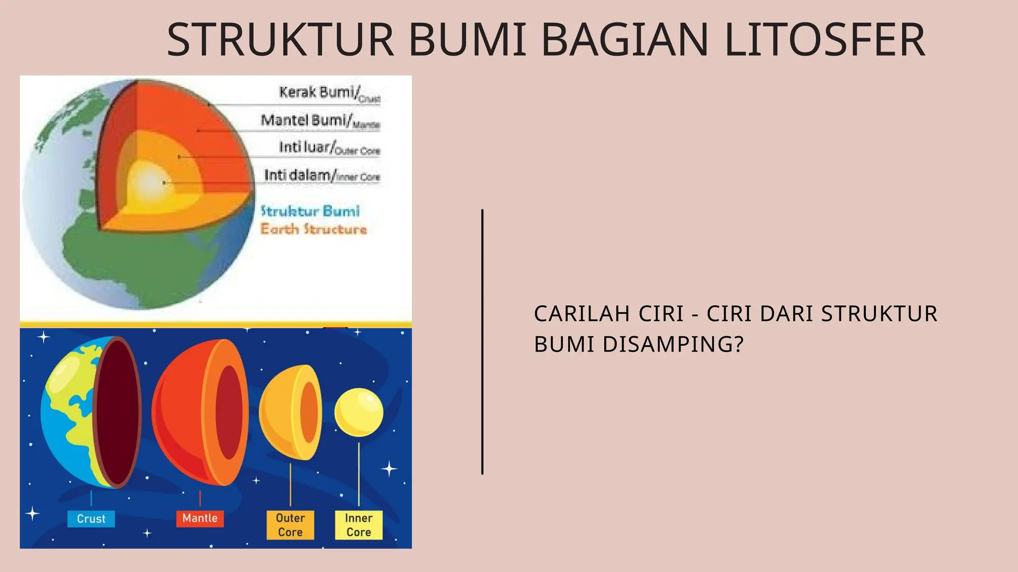 PPT Tentang BAB 6. STRUKTUR BUMI.pptx kelas 8 | PPTX
