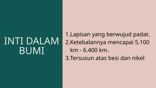 PPT Tentang BAB 6. STRUKTUR BUMI.pptx kelas 8 | PPTX