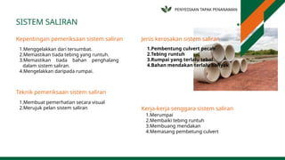 kawasan penanaman , sistem saliran dan pengairan serta penyediaan ...