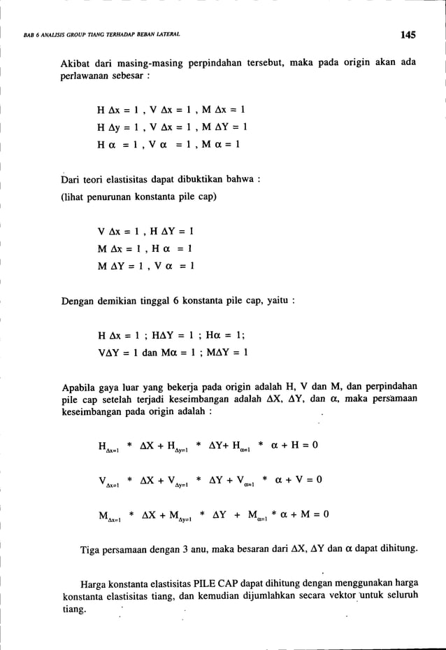 Bab 6 analisis tiang terhadap beban lateral | PDF