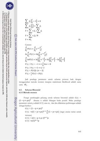 PENDUGAAN PARAMETER | PDF