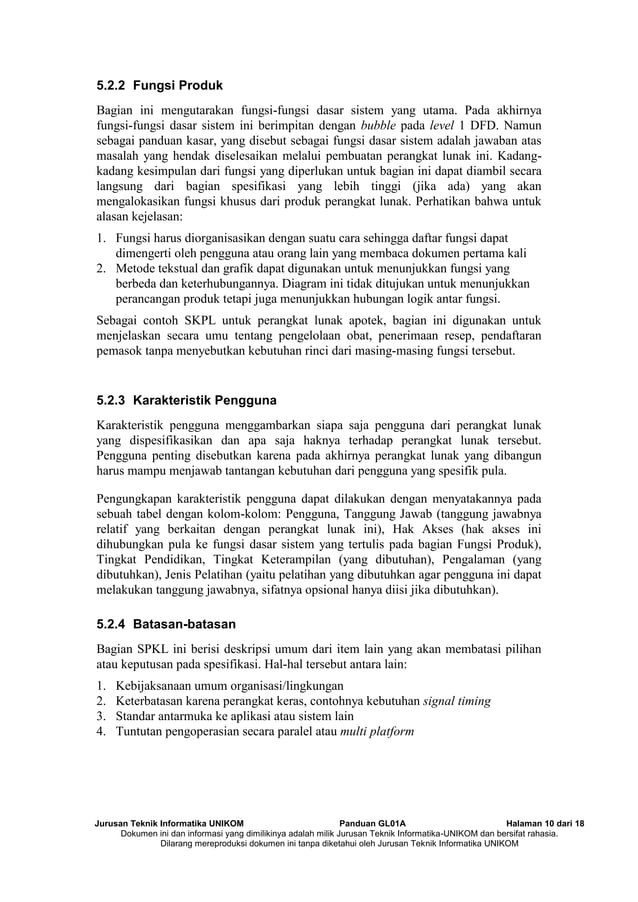 RPL 1 (Lama) - Panduan Pengisian SKPL Berorientasi Proses | PDF