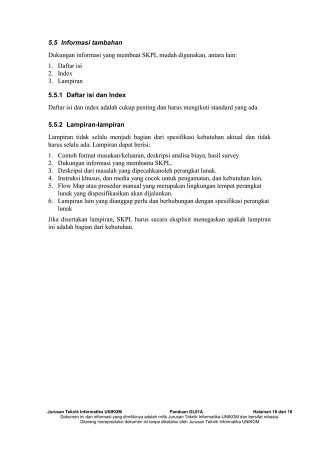 RPL 1 (Lama) - Panduan Pengisian SKPL Berorientasi Proses | PDF