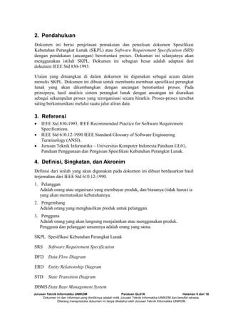 RPL 1 (Lama) - Panduan Pengisian SKPL Berorientasi Proses | PDF