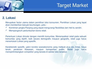 Bab 6 - Strategi Pemasaran Retail || Target Pasar || Strategi ...