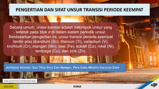 bab 6 - UNSUR PERIODE KE EMPAT.pptx