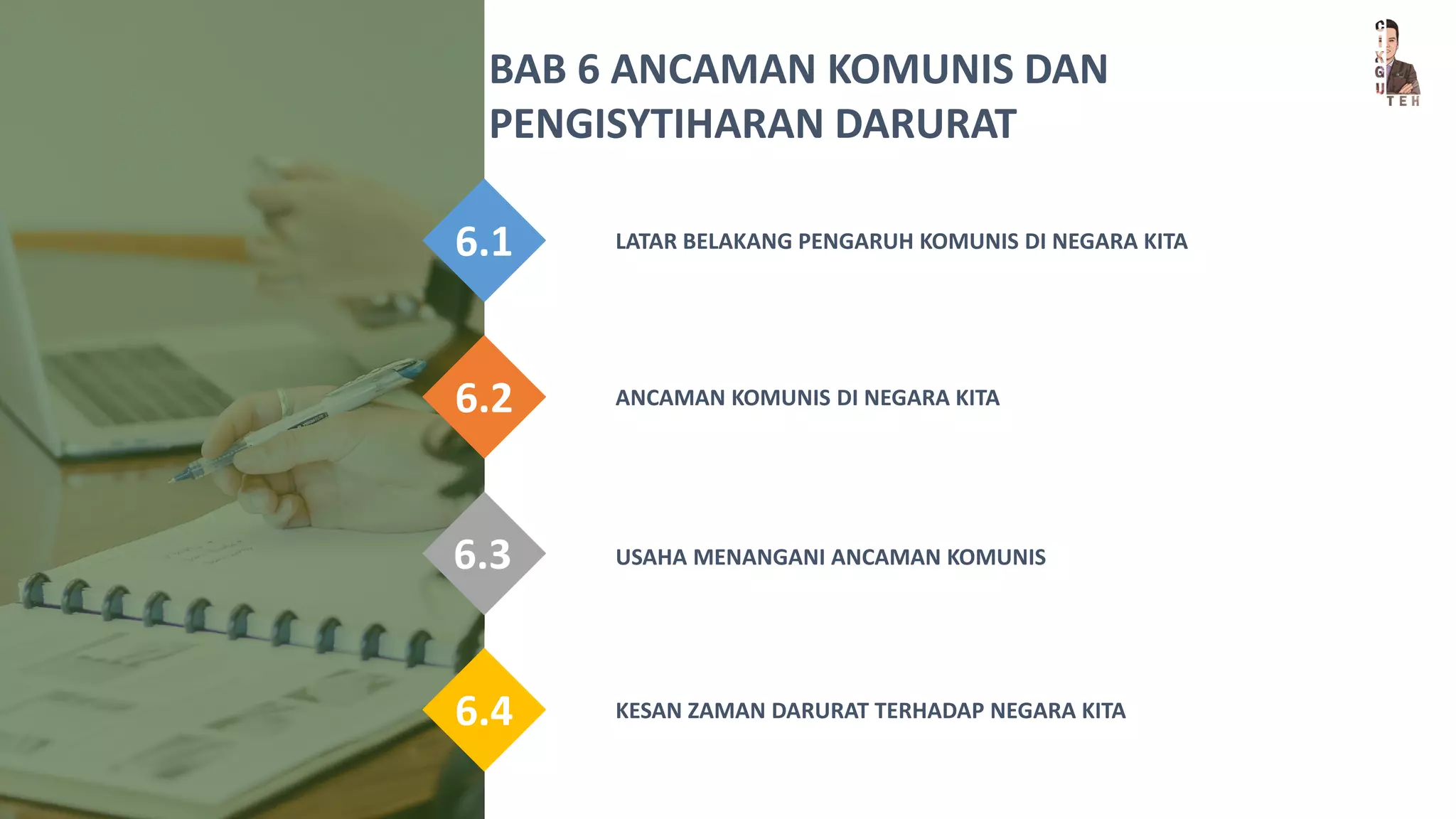 Bab 6 ANCAMAN KOMUNIS DAN PENGIYSTIHARAN DARURAT | PDF