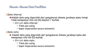 Bab 6 data penelitian | PPT