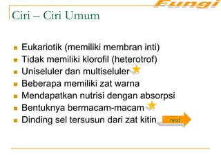 Bab 6 fungi | PPT