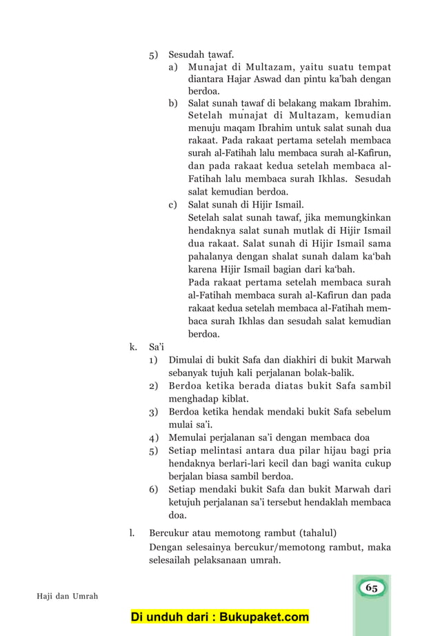 Bab 6 haji dan umrah | PDF
