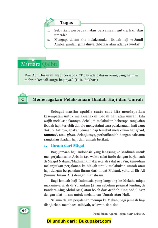 Bab 6 haji dan umrah | PDF