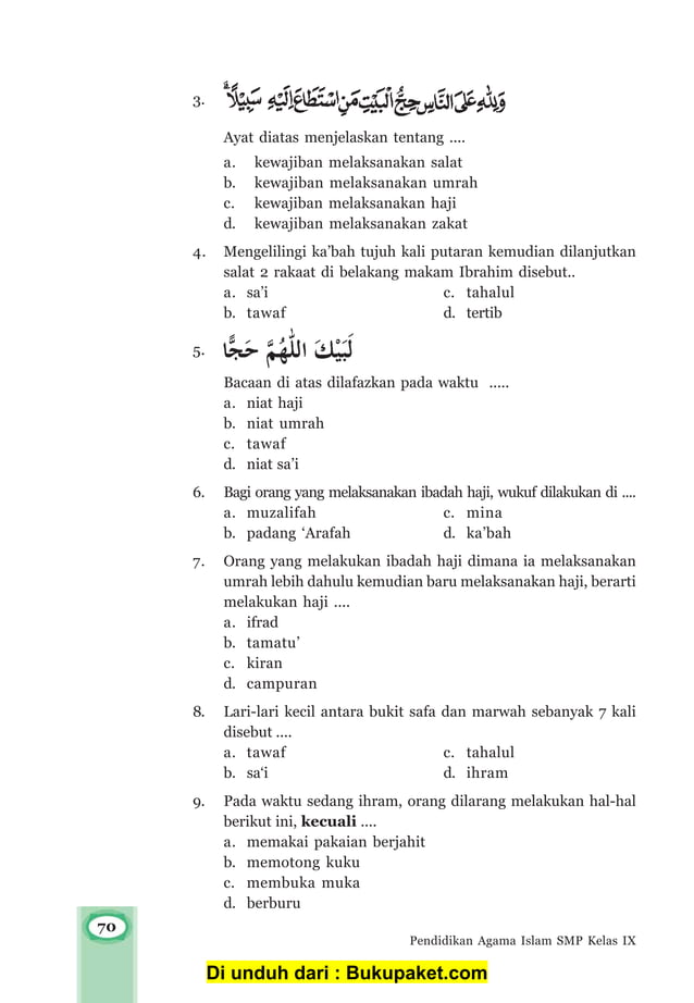 Bab 6 haji dan umrah | PDF