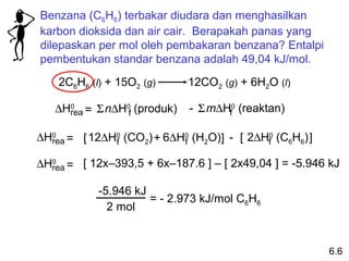 Bab 6 Hubungan Energi dalam Reaksi Kimia | PPT