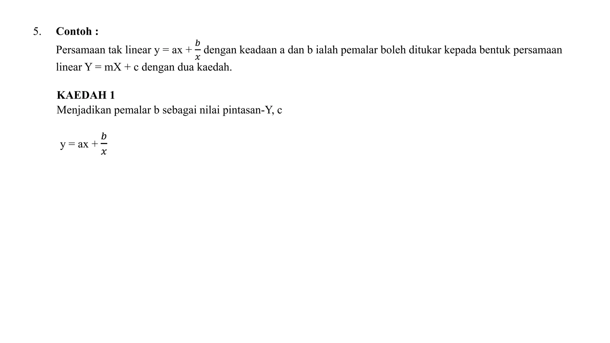 BAB 6 HUKUM LINEAR 6.2 HUKUM LINEAR DAN HUBUNGAN TAK LINEAR.pptx