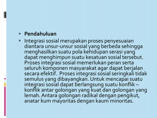 Bab 6 integrasi nasional | PPTX