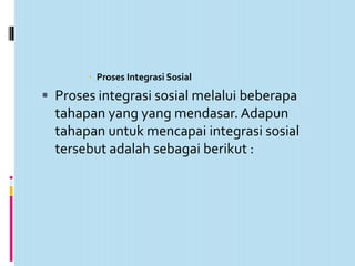 Bab 6 integrasi nasional | PPT