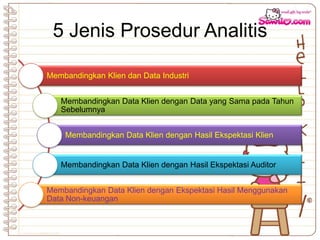 Perencanaan Audit dan Prosedur Analitis | PPTX