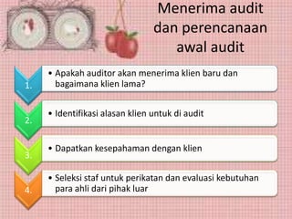 Perencanaan Audit dan Prosedur Analitis | PPTX