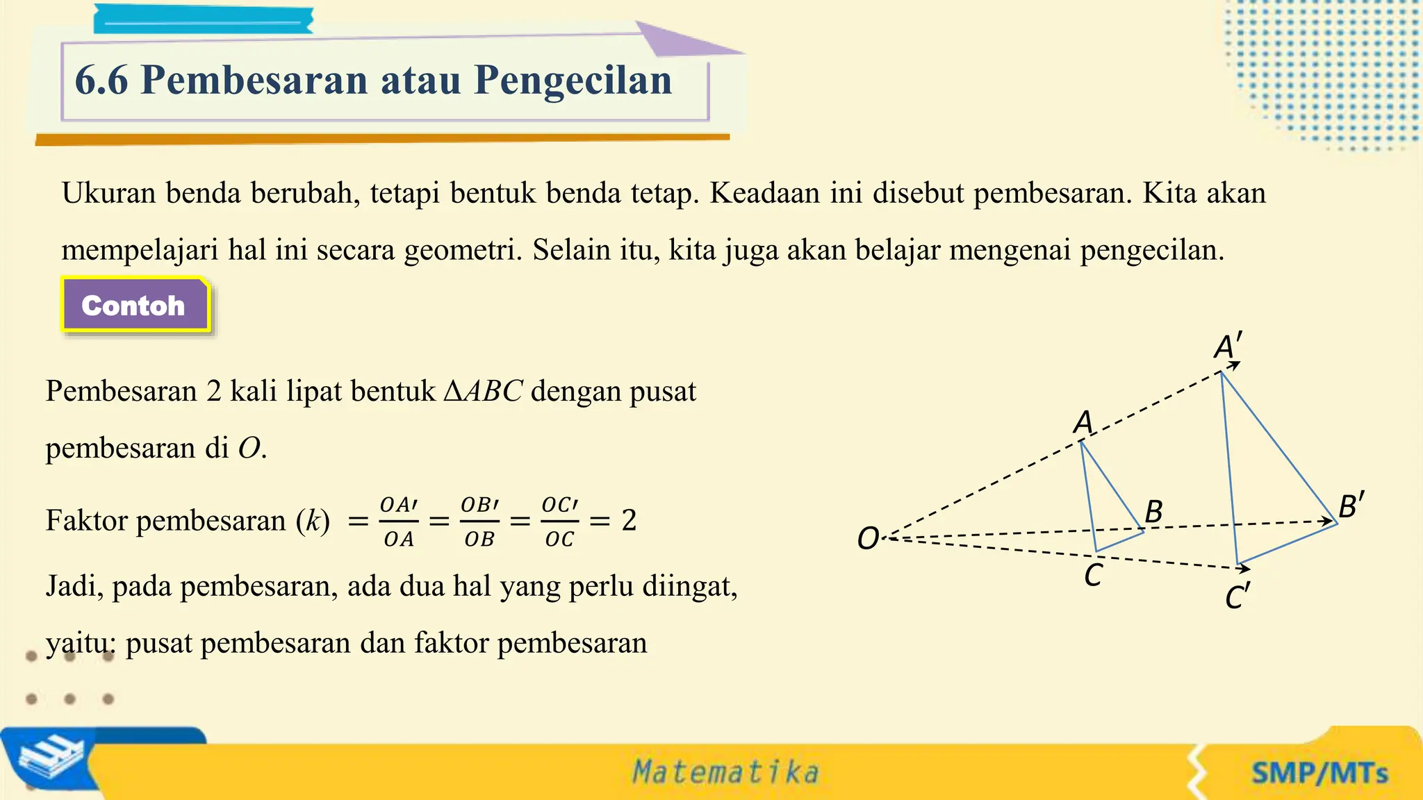 BAB 6 KESEBANGUNAN MATEMATIKA KELAS TUJUH | PPTX