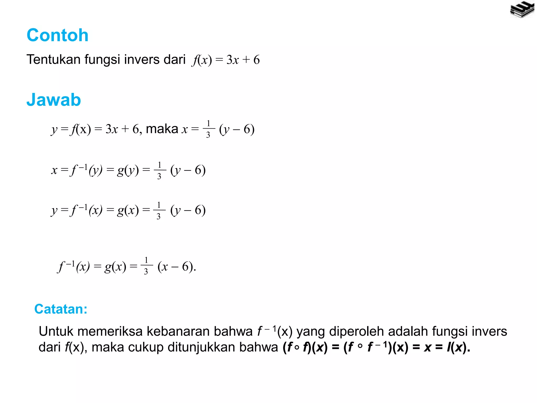 komposisi dua fungsi dan fungsi invers | PPTX