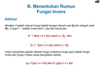 komposisi dua fungsi dan fungsi invers | PPTX