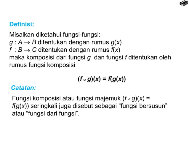 komposisi dua fungsi dan fungsi invers | PPTX