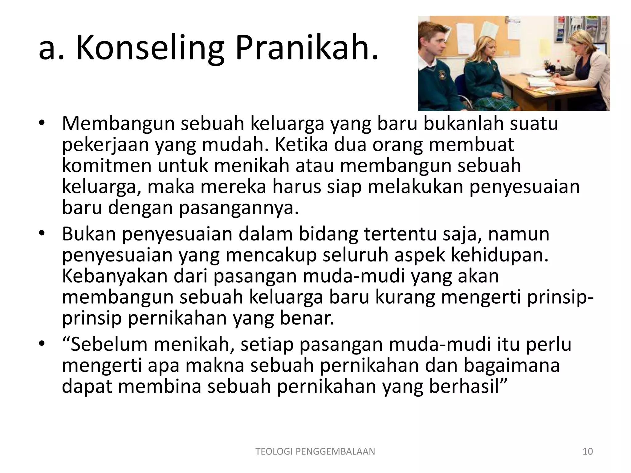 Bab 6 konseling penggembalaan | PPTX