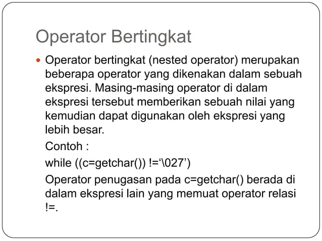 Bab 6 konsep dasar pemrograman (2) | PPTX