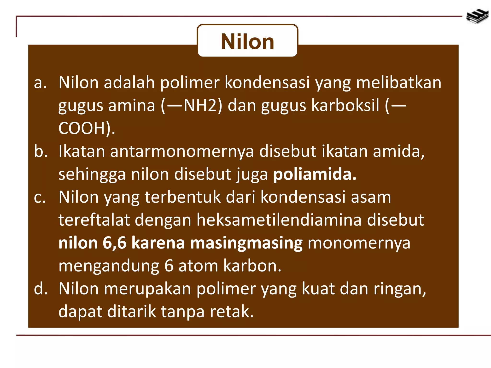 Bab 6 makromolekul ( polimer ) | PDF