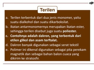 Bab 6 makromolekul ( polimer ) | PDF