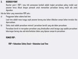 Bab 6 manajemen persediaan | PPT