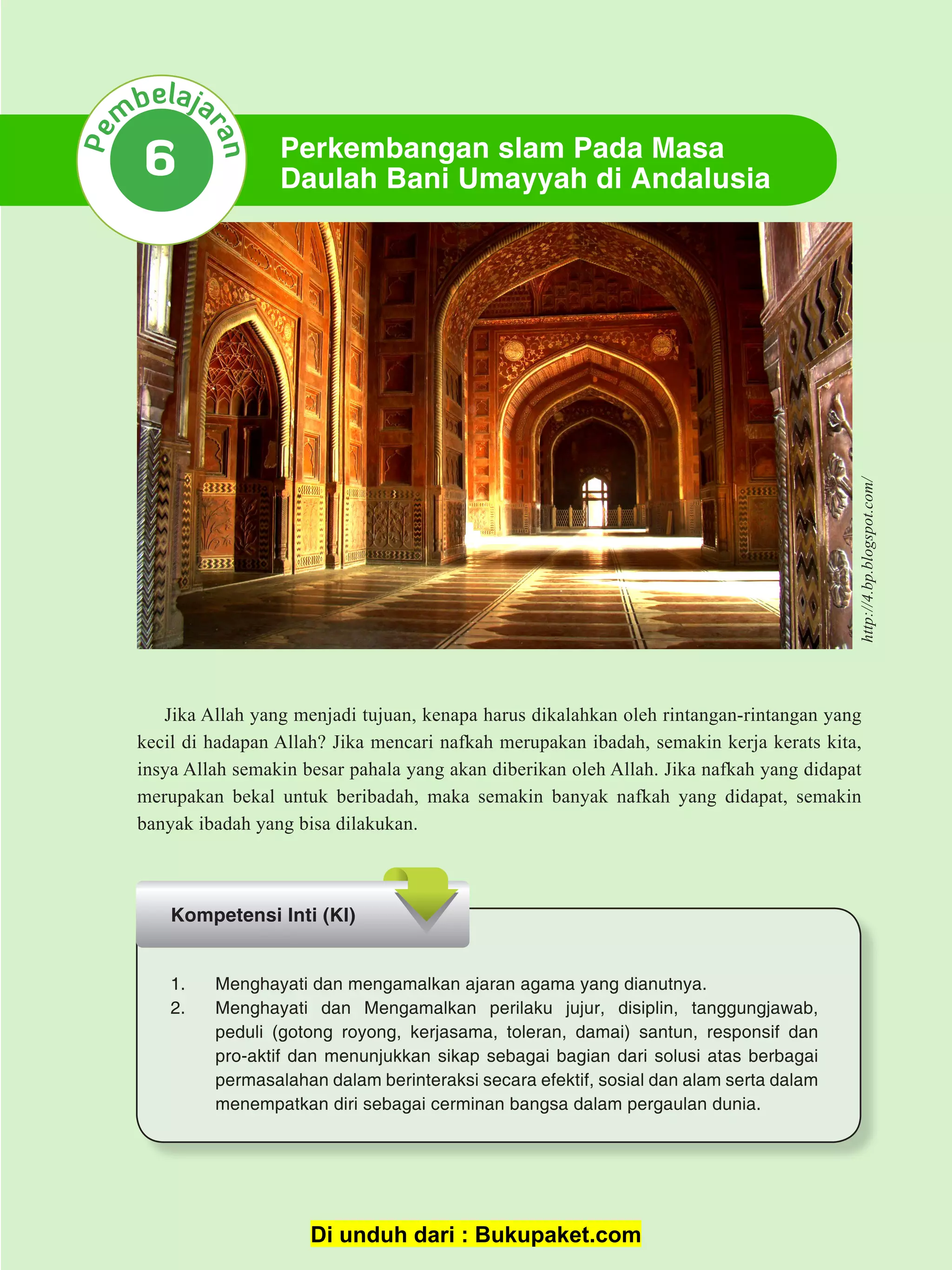 Bab 6 perkembangan islam masa daulah bani umayyah di andalusia | PDF