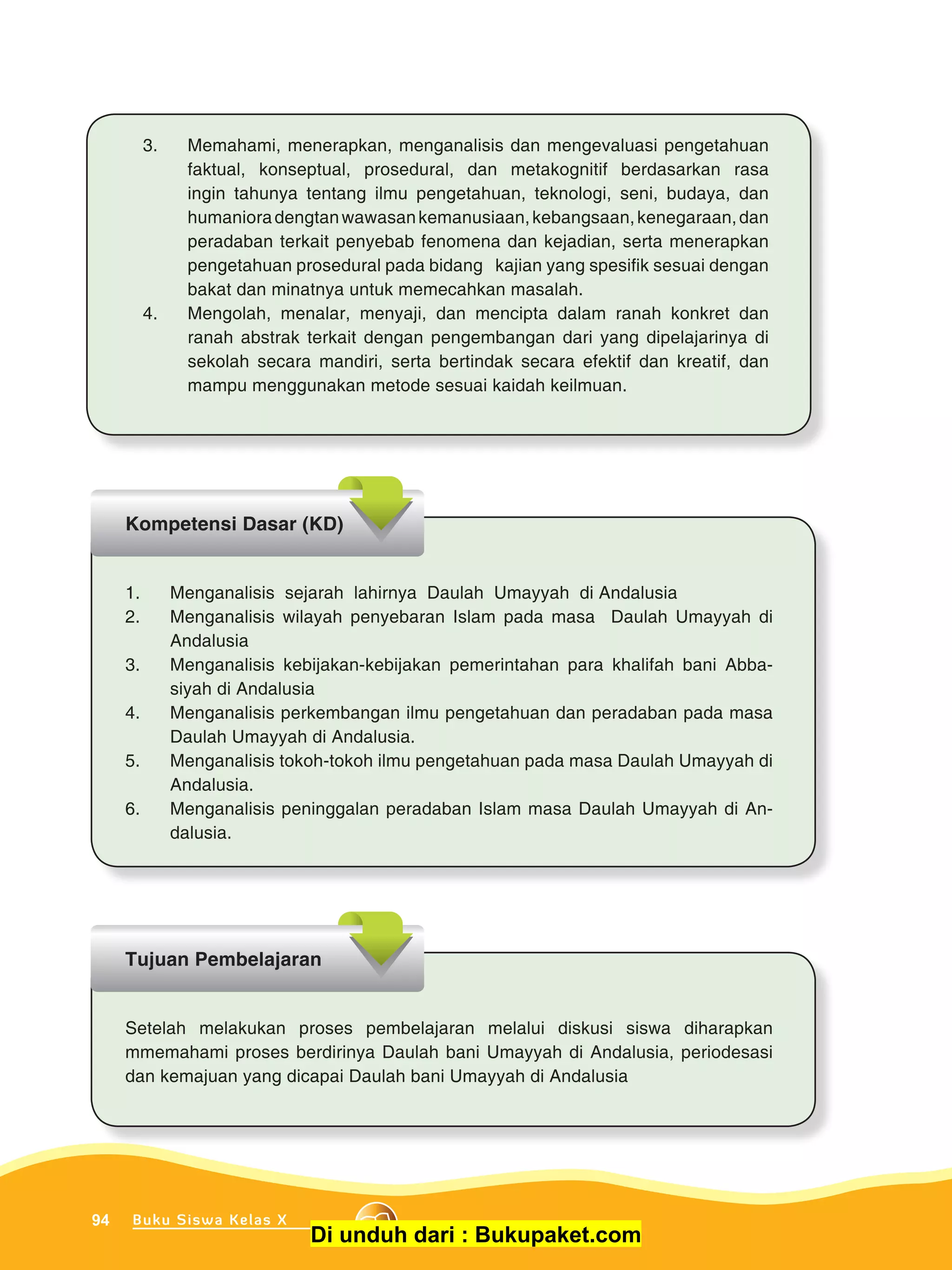 Bab 6 perkembangan islam masa daulah bani umayyah di andalusia | PDF