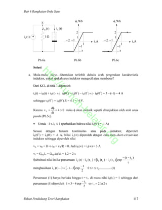 Bab 6 rangkaian orde satu | PDF