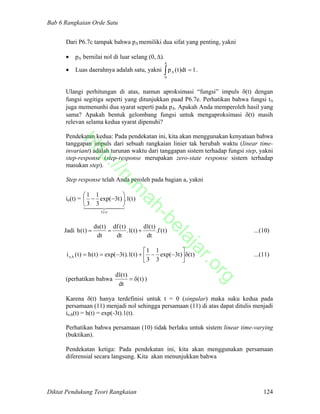 Bab 6 rangkaian orde satu | PDF