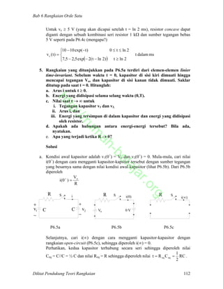 Bab 6 rangkaian orde satu | PDF