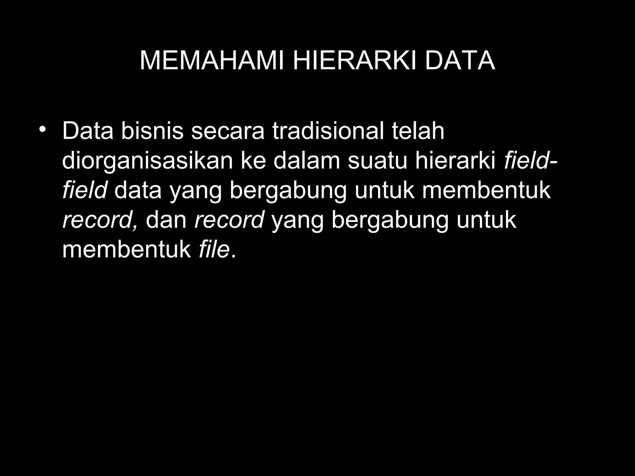 SIM Bab 6 sistem manajemen basis data | PPT