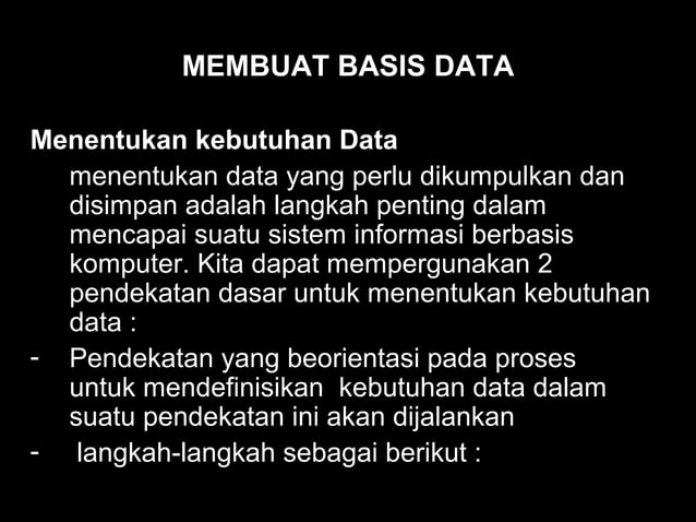 SIM Bab 6 sistem manajemen basis data | PPT