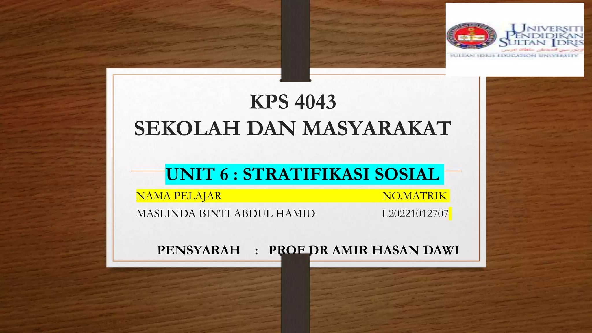 BAB 6 STRATIFIKASI SOSIAL.pptx