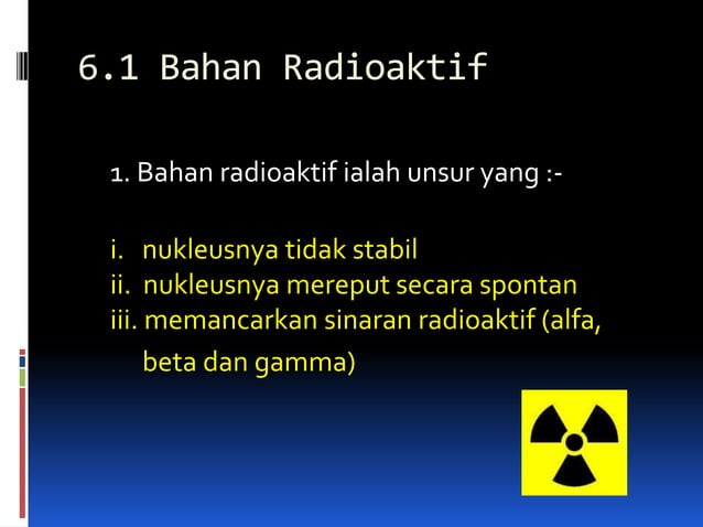 Bab 6 tenaga nuklear | PPTX