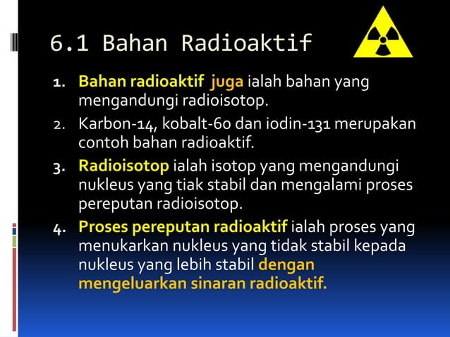 Bab 6 tenaga nuklear | PPTX