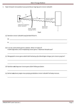 Bab 6 tenaga nuklear | PDF