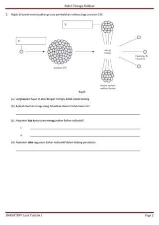 Bab 6 tenaga nuklear | PDF