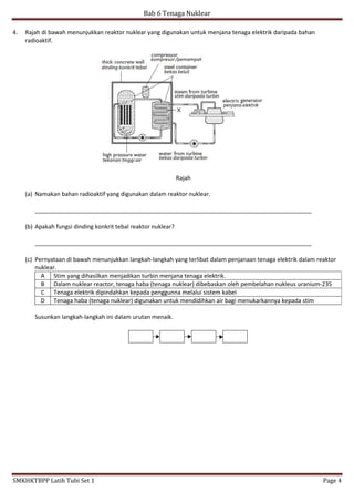 Bab 6 tenaga nuklear | PDF