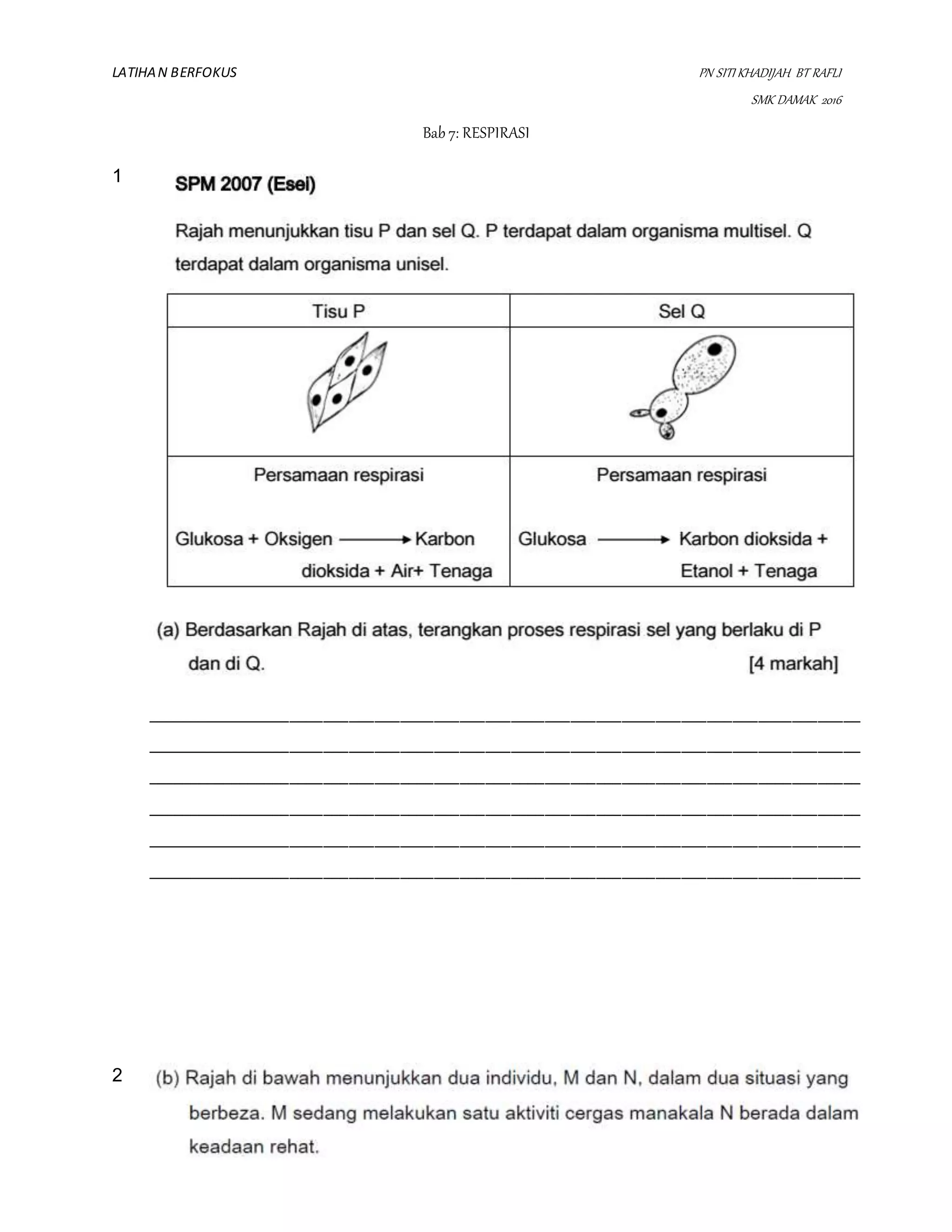 MODUL BERFOKUS Bab 7 TING 4 | DOCX