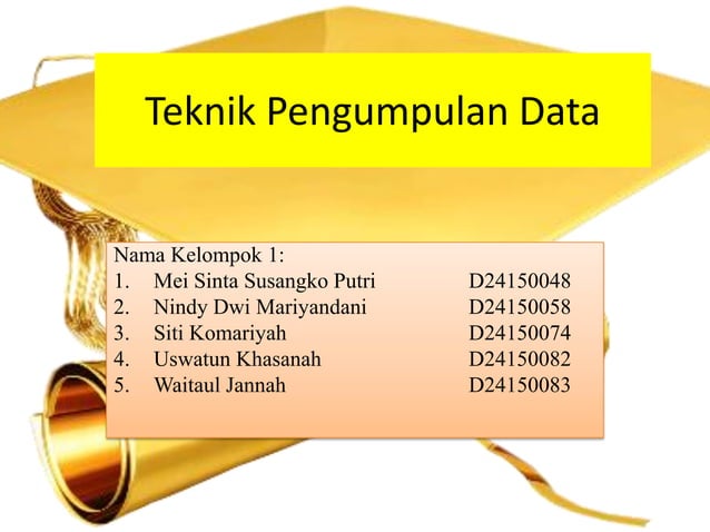 Bab 7. teknik pengumpulan data | PDF